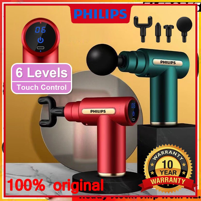 Philips Mini Fascia Massage Gun Compact Size Portable Muscle Relaxation ...