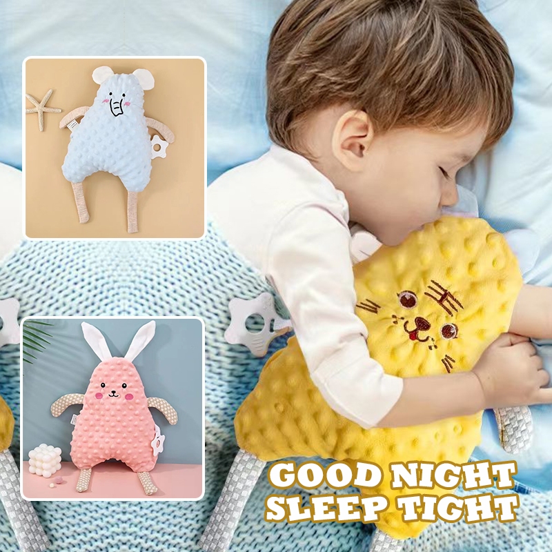🚀Fast Delivery🚀Soft Toys for Baby Sleeping Toy Soothing Doll Teether ...