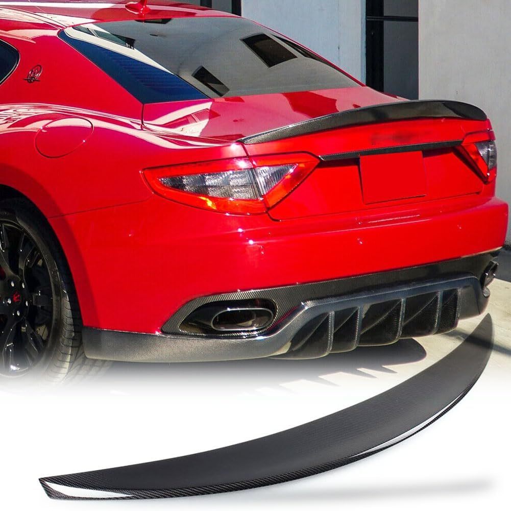 Carbon Fiber Rear Spoiler for Maserati GranTurismo Coupe 2-Door 2012 ...