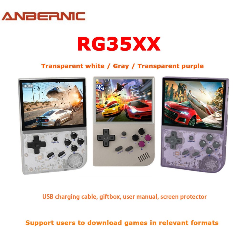 ANBERNIC Game Console Emulator 5000 Games Support PS1 Linux Dual System ...