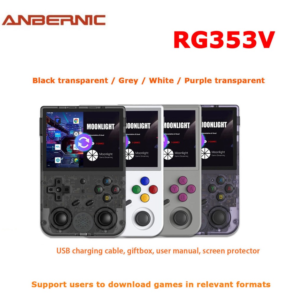 ANBERNIC RG353V RG353VS Retro Games 3.5 Inches 640*480 Handheld Game ...