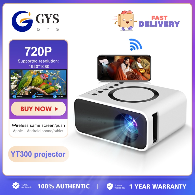 New YT300 family portable mini mini projector small family can wireless ...