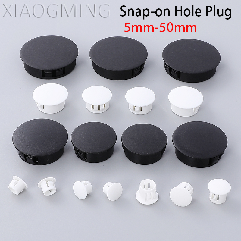 5mm-50mm White Round PVC Hole Plug Hole Cover white Nylon Rubber ...