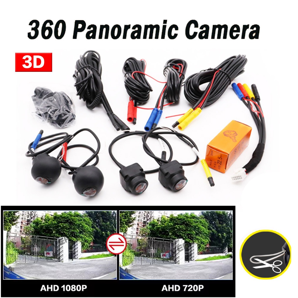 Car 360° panoramic system camera for Android car multimedia system with ...