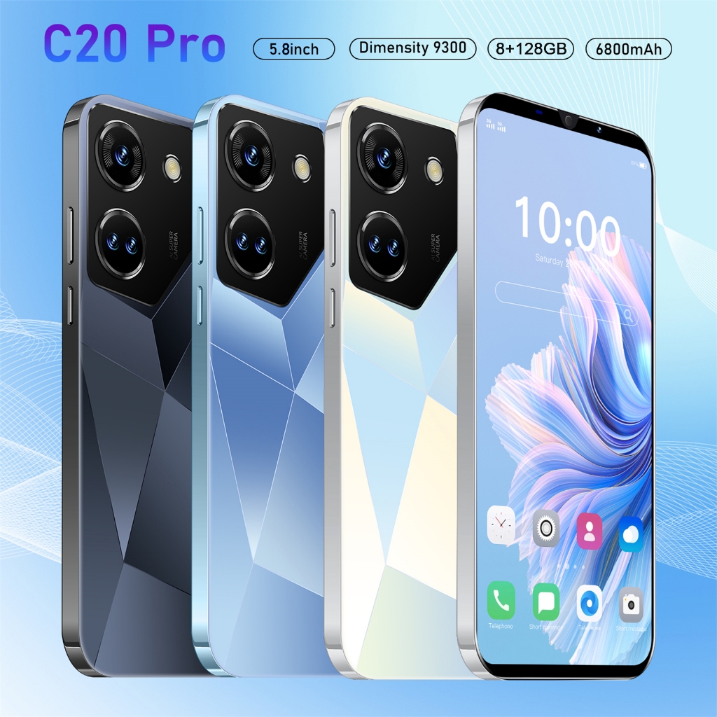 New C20 Pro smartphone with 5.8-inch high-definition screen Memory 8GB ...