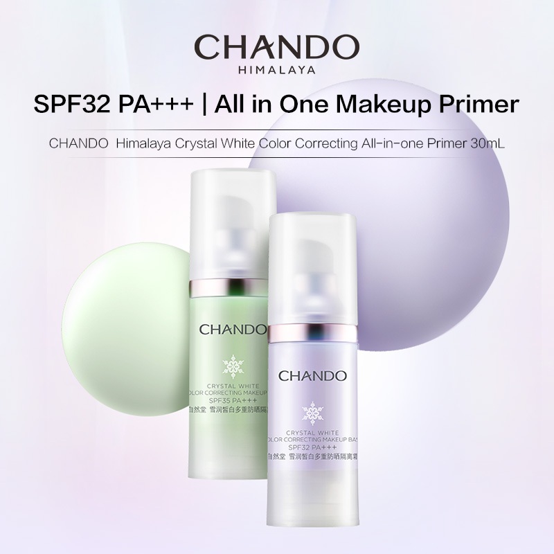CHANDO Himalaya 自然堂 Himalaya Crystal White Color Correcting Makeup Base ...