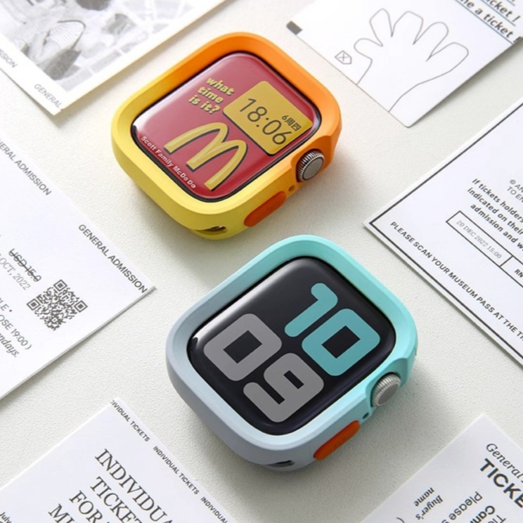 Rugged Gradient Silicone Case for iWatch Ultra 2 49mm Full Cover ...