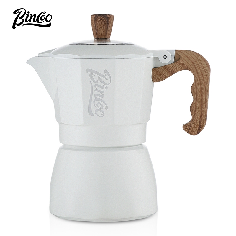 BINCOO Coffee Double Valve Moka Pot Home Coffee Pot Set Small Espresso ...