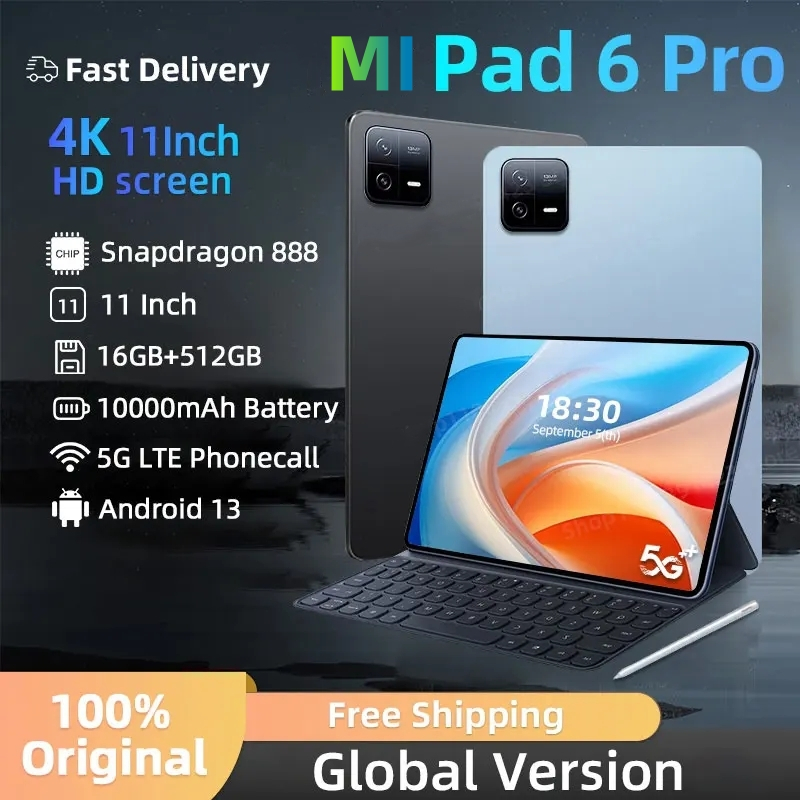 【3 -year warranty】2024 Original Global Version Pad 6 Pro Tablet Android ...