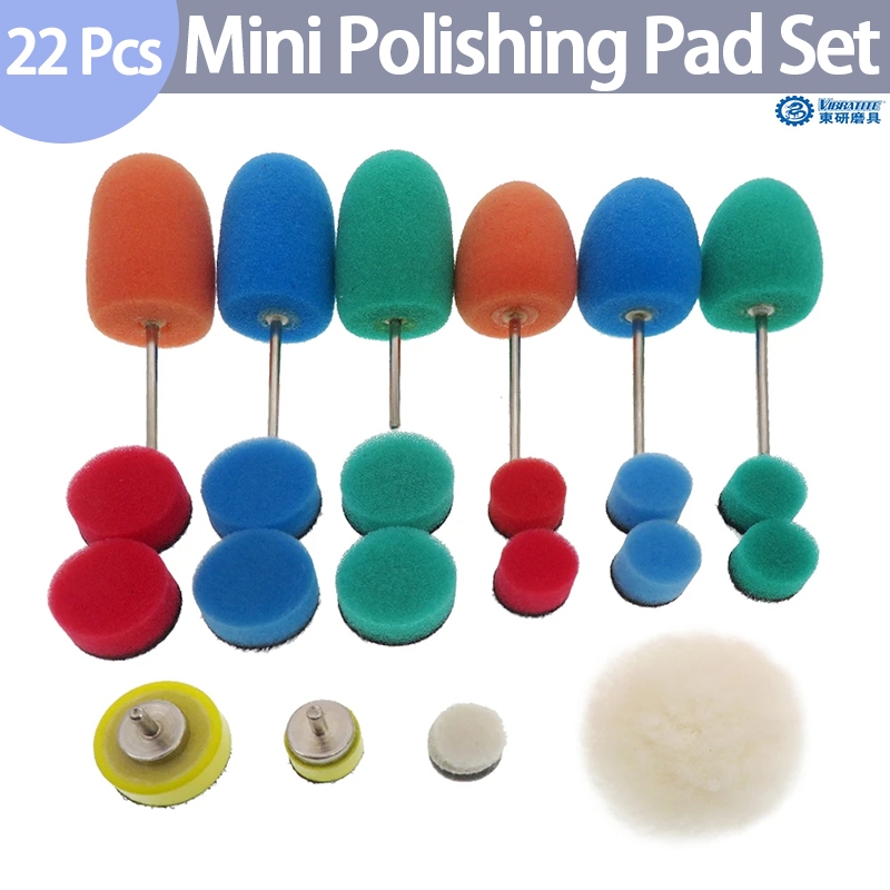 22Pcs Mini Buffing Polishing Pads Detail Polisher Pads for Detailing ...