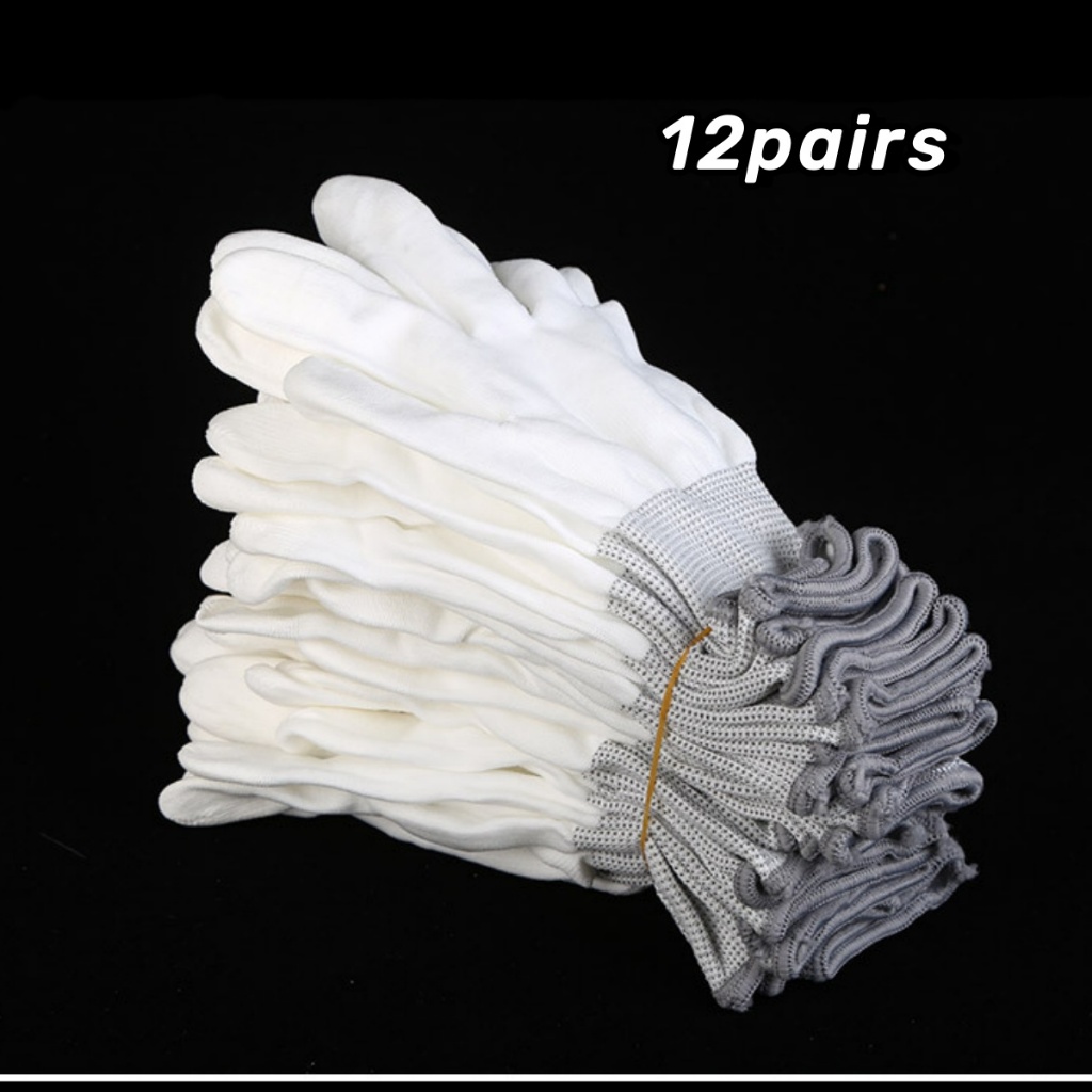 12Pairs Car Vinyl Wrap Gloves Anti-Static Window Tint Film Install ...