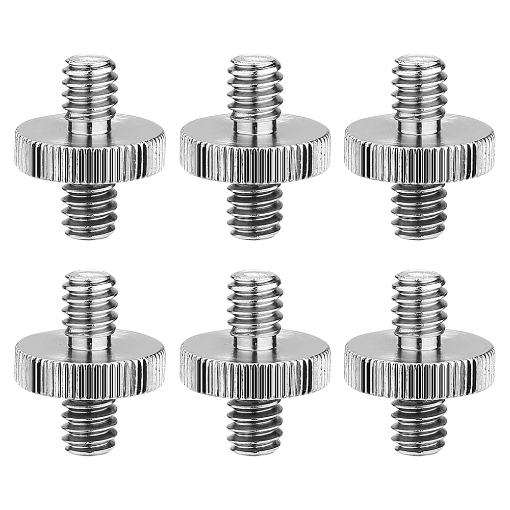 6 Pack International Standard 1/4"-20 Male to 1/4"-20 Male Threaded ...