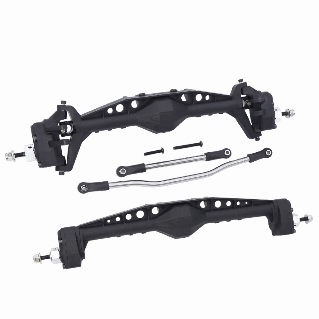 Plastic Front Rear Portal Axle Complete Set For 1/10 RC Crawler Car ...