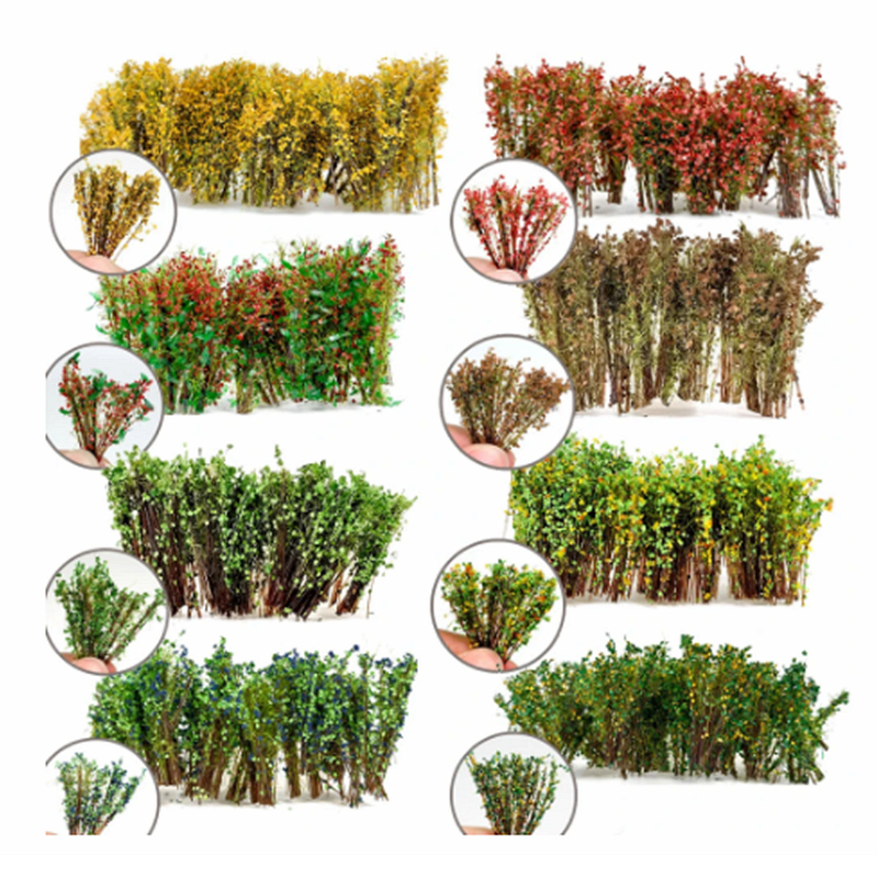 DIY Model Making Forest Bush Model Railway Train Layout Military Scene ...