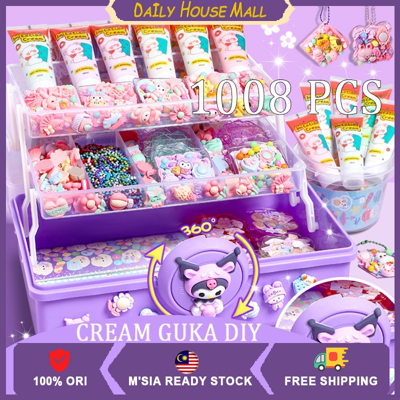 【Local Delivery】Cream Guka Guka Set Sticker 1008PCS Full Set Guka Kids ...