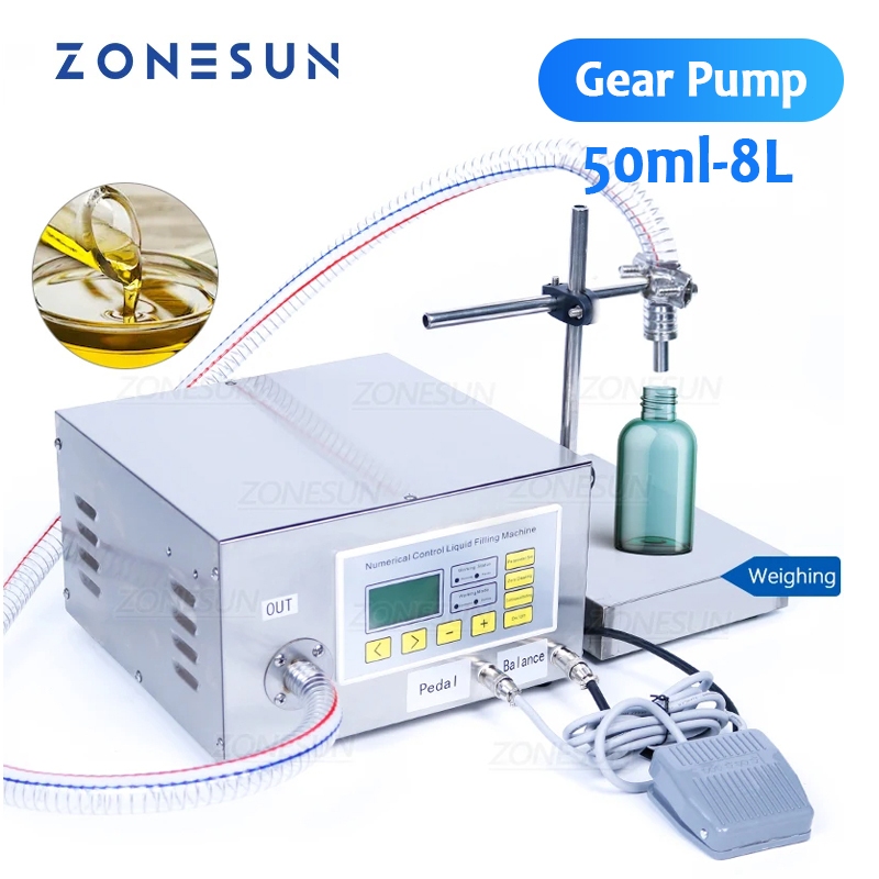 ZONESUN ZS-GP631 Semi Automatic Single Head Lubricating Oil Edible Oil Essential Oil Filling and ...