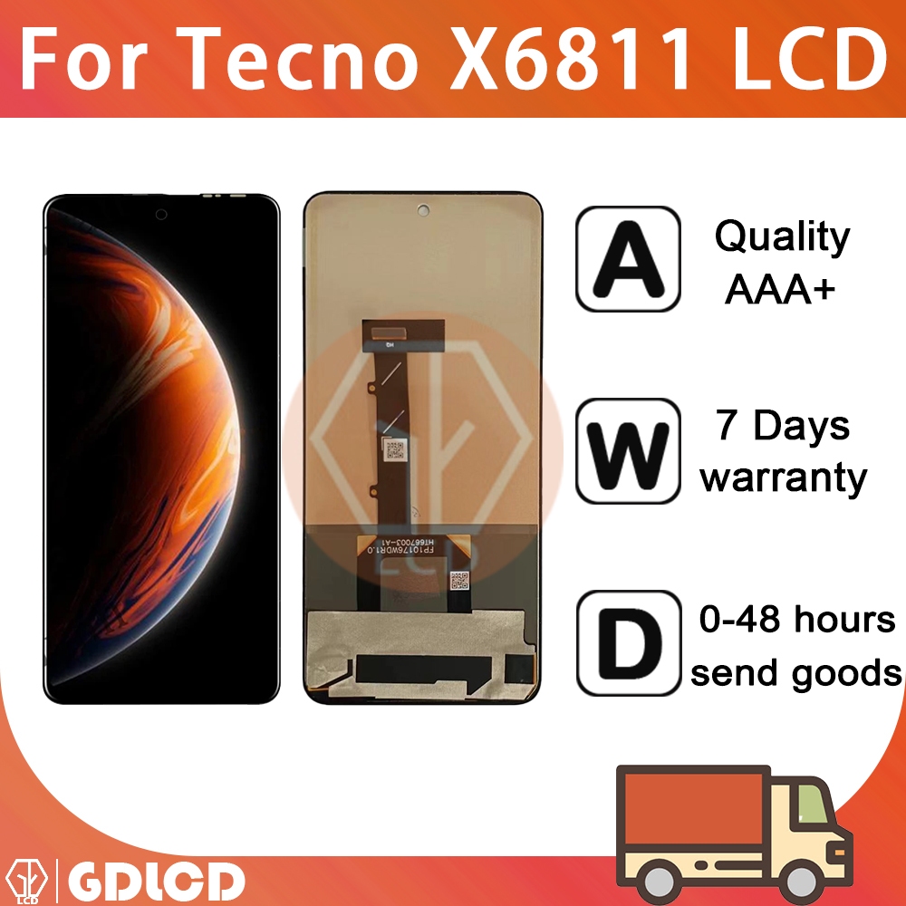 For infinix zero x pro X6811 X6811B LCD Display Touch Screen Digitizer ...