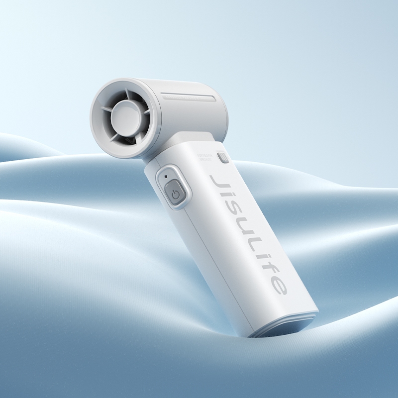 JISULIFE Mini Fan Portable 5000mAh 5 speeds Strong wind Handheld Pocket ...