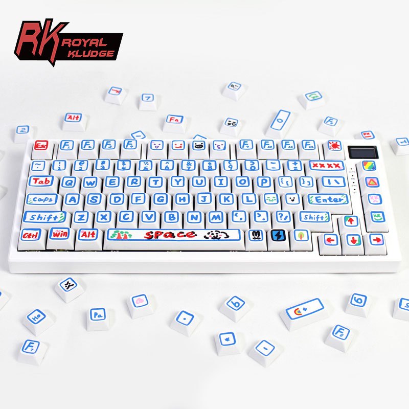 RK Royal Kludge XDA-125 136 Keycap Keyboard All Rk Keyboards | Shopee ...