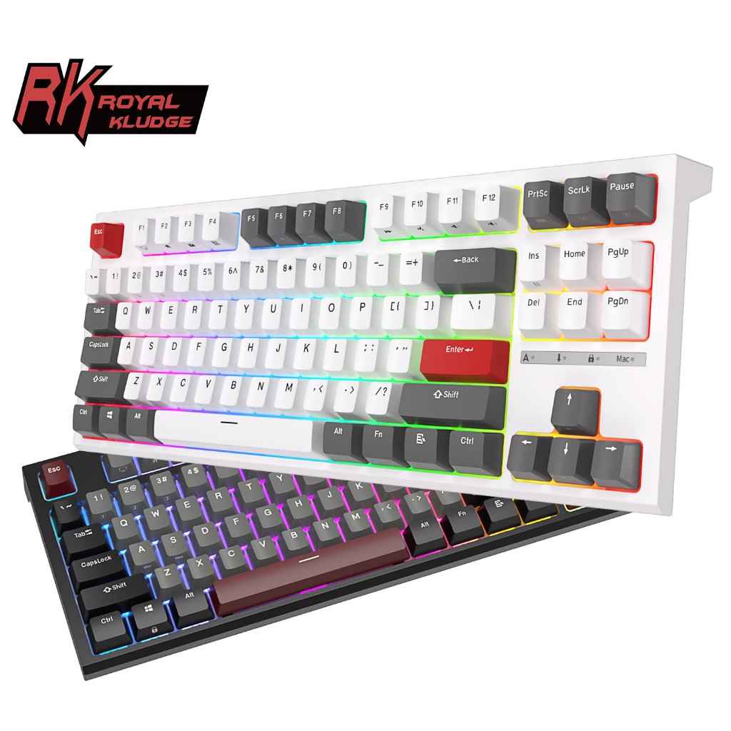 Royal Kludge RK R87 Wired Professional Game Hotswap Mechanical Keyboard ...