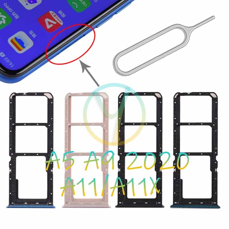 SIM Card Tray For OPPO A5 A9 2020 A11 A11X SIM Card Connector Socket ...