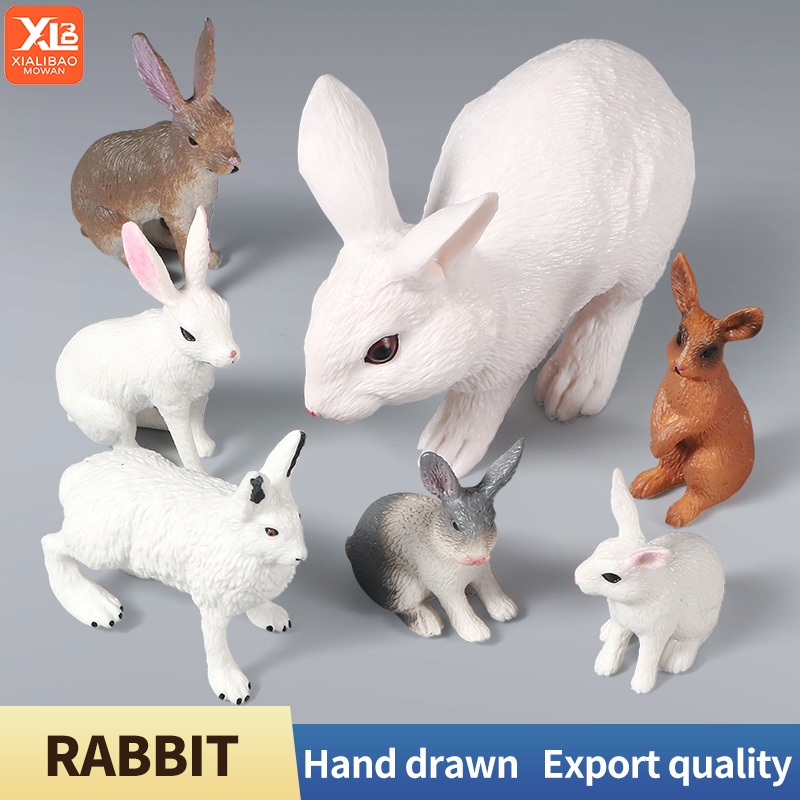 Simulation Cute Poultry Farm Rabbit Bunny Arctic Hare Model Action ...