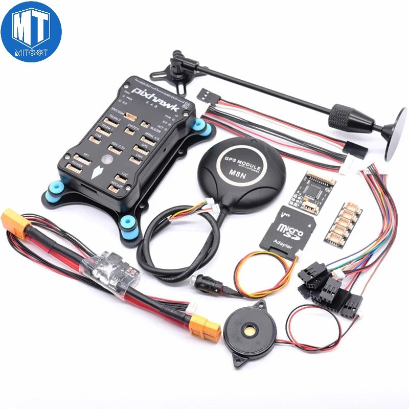 Pixhawk PIX PX4 2.4.8 Flight Controller M8N GPS Module with Built-in ...