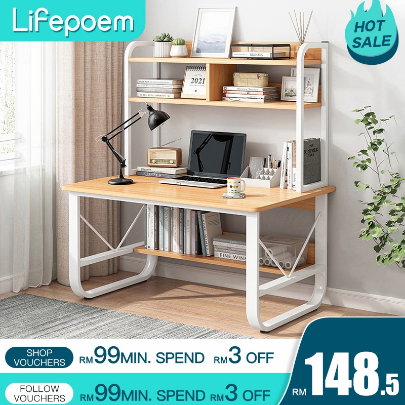 Modern Home Office Table Study Writing Desk Computer Desk PC Laptop ...