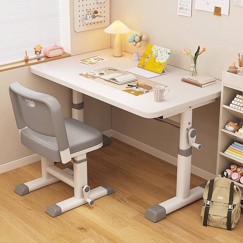 Bedroom study table student desk Elevatable computer desk office table ...