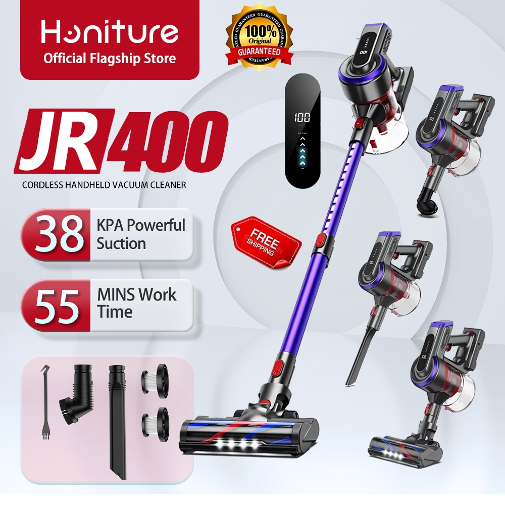 Honiture buture JR400 Cordless Vacuum Cleaner 38KPa 55min Handheld ...