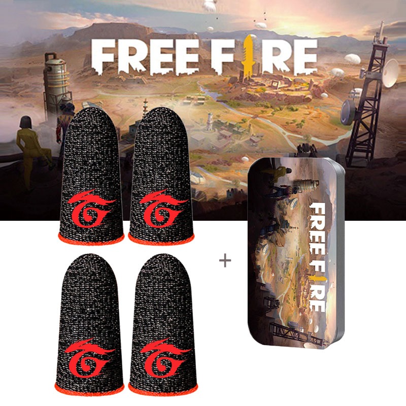 2024 BlueWow【Free Fire】Gamers Sweatproof Gloves Mobile Finger Sleeve ...