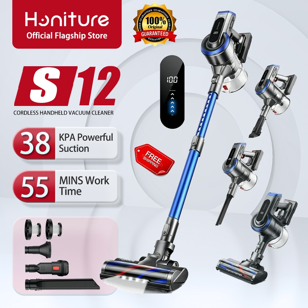 Honiture S12 38000Pa Cordless Vacuum Cleaner Lightweight High Suction ...