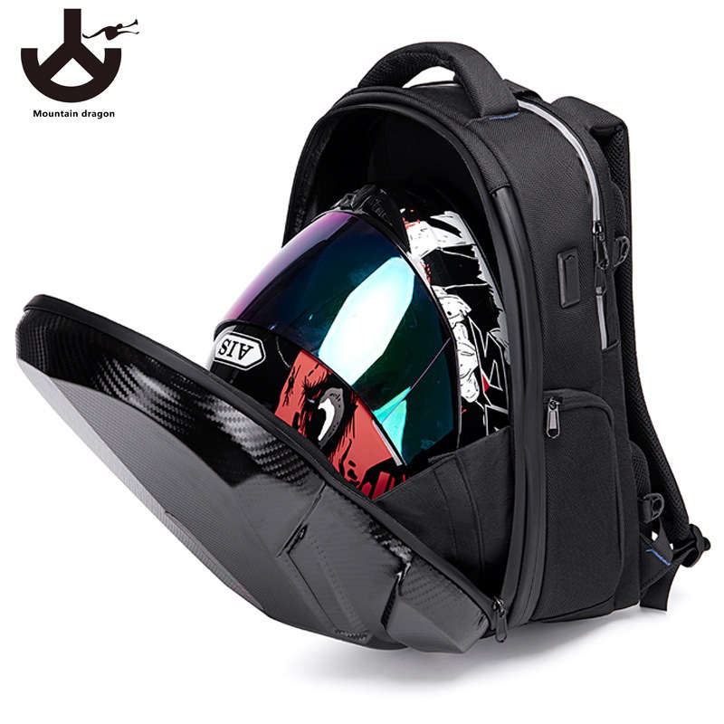 Motorcycle Cycling Helmet Bag Men Waterproof Motorcycle Helmet Backpack Outdoor Sports Tactical ...
