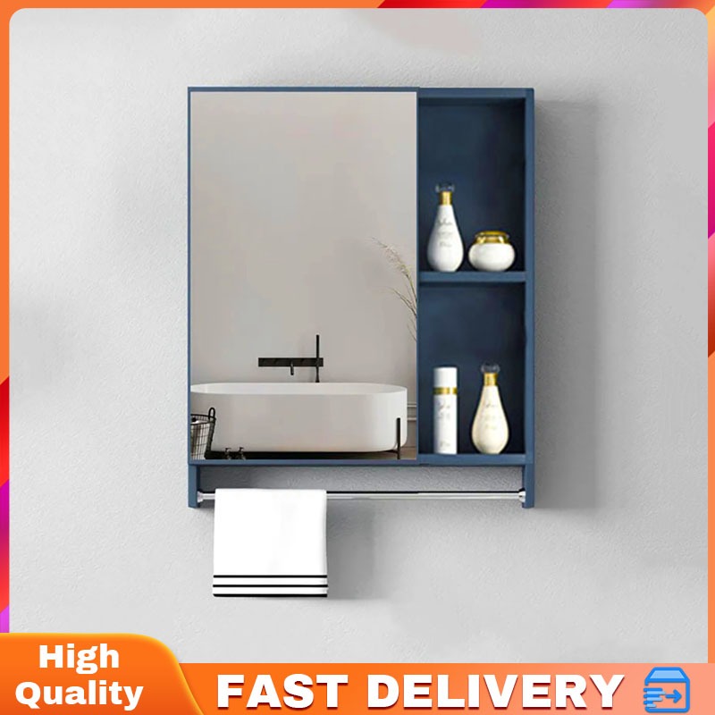 Aluminium Bathroom Cabinet with Mirror Large Storage Mirror Cabinet ...