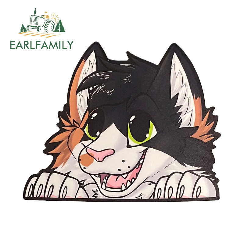 EARLFAMILY 13cm x 9.0cm Graffiti Car Stickers for Furry Decal ...