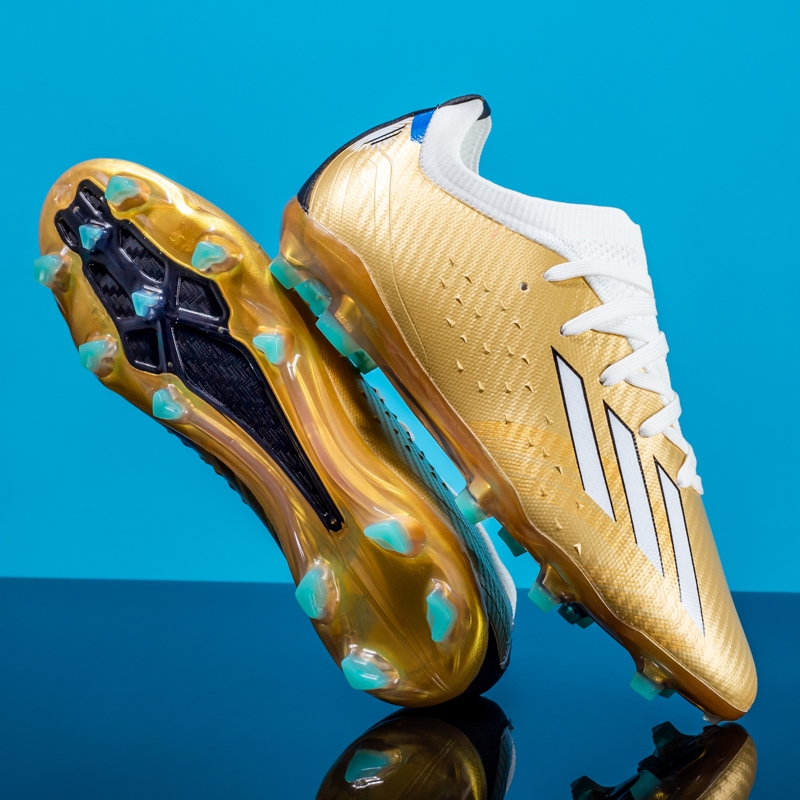 Adi Messi 2022 World Cup X Speedportal FG Gold Football Boots Kids ...