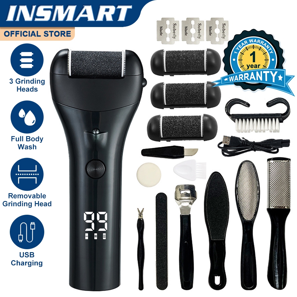INSMART HM-001 Electric Foot File Pedicure Tools Machine Foot Skin Care ...