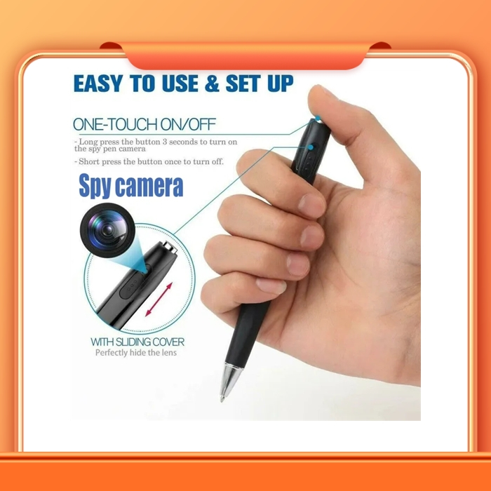 Mini Portable Hidden Spy Camera V8 HD 1080P Video Shooting Pen Pocket ...