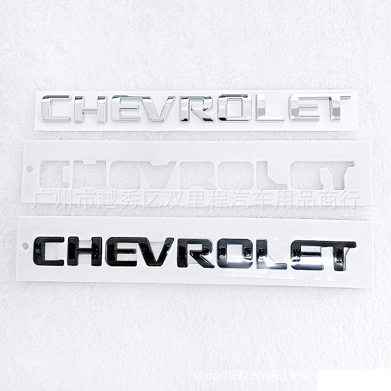 For Chevrolet letter logo Rear trunk emblem Car back sticker for Cruze ...