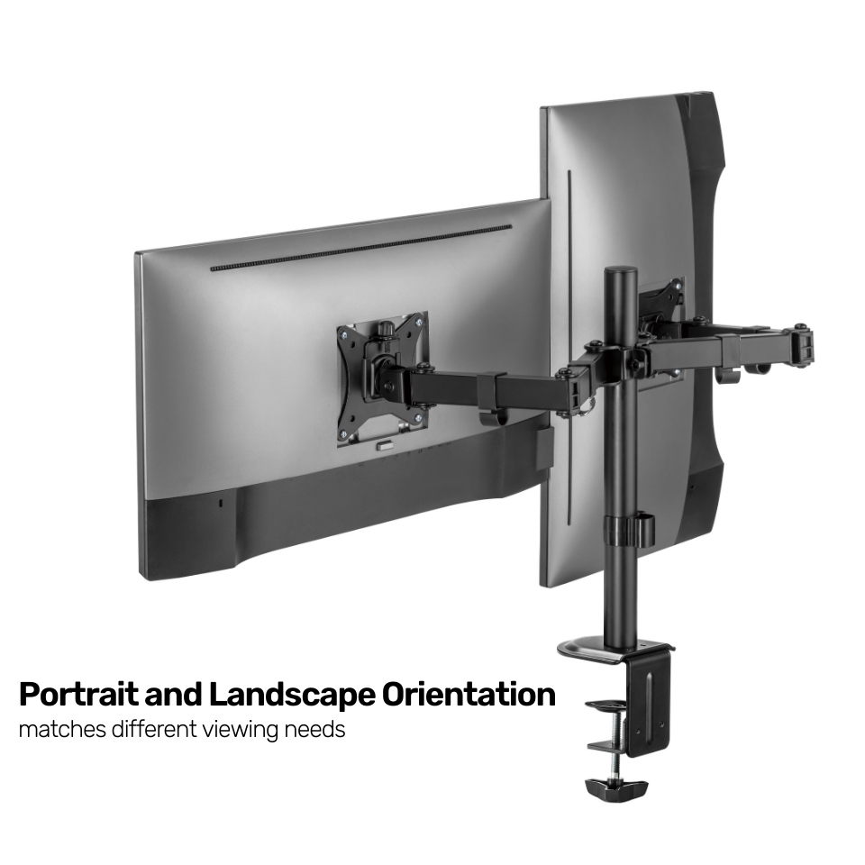Monitor Stand Monitor Arm Desktop Mount Bracket 17”-32” Bearing 10kg ...