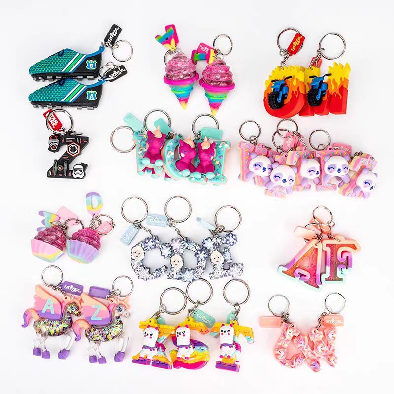 Smiggle football Alphabet Keyring cartoon Lovely Alphabet Keyring ...