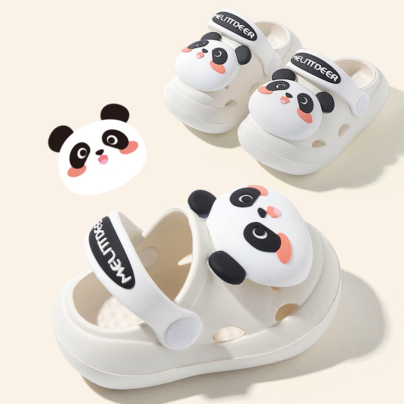 kids sandal baby slipper Summer panda Cartoon beach sandals boy girl ...