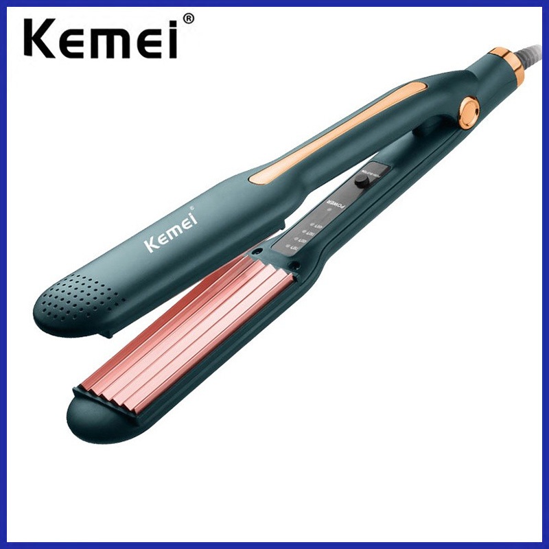 Kemei KM-9827 Corn Splint Little Wave Curler Egg Roll Stick Korean ...