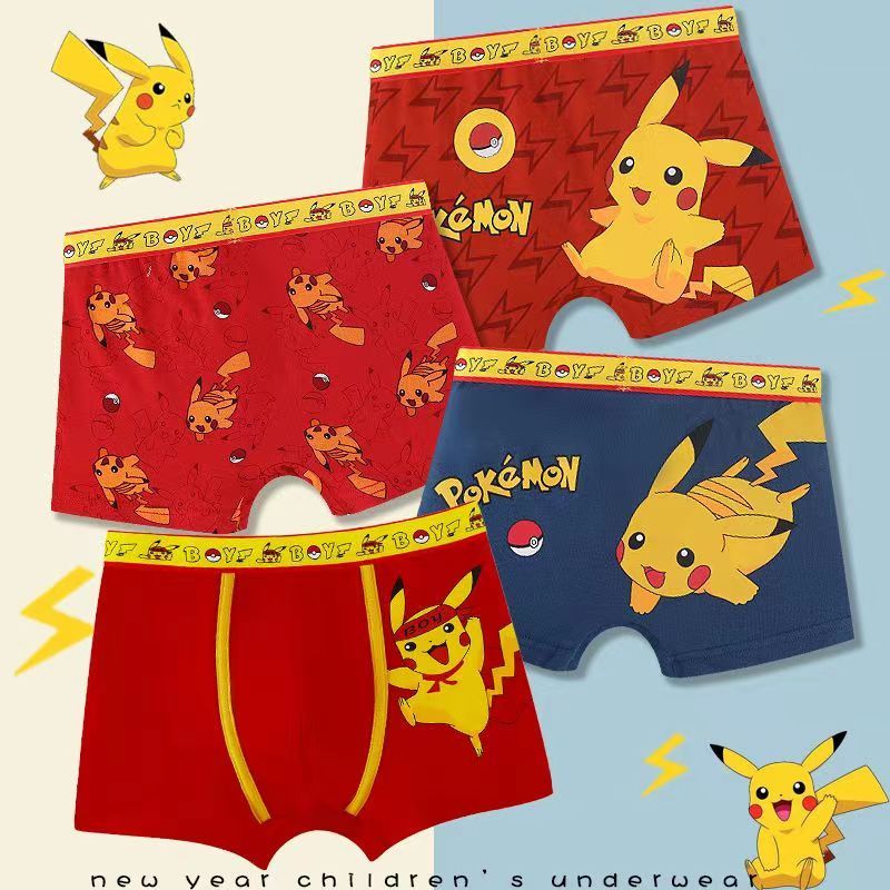 4 Pieces/lots of Kids Underwear High Quality Cotton Boy Briefs Cute ...