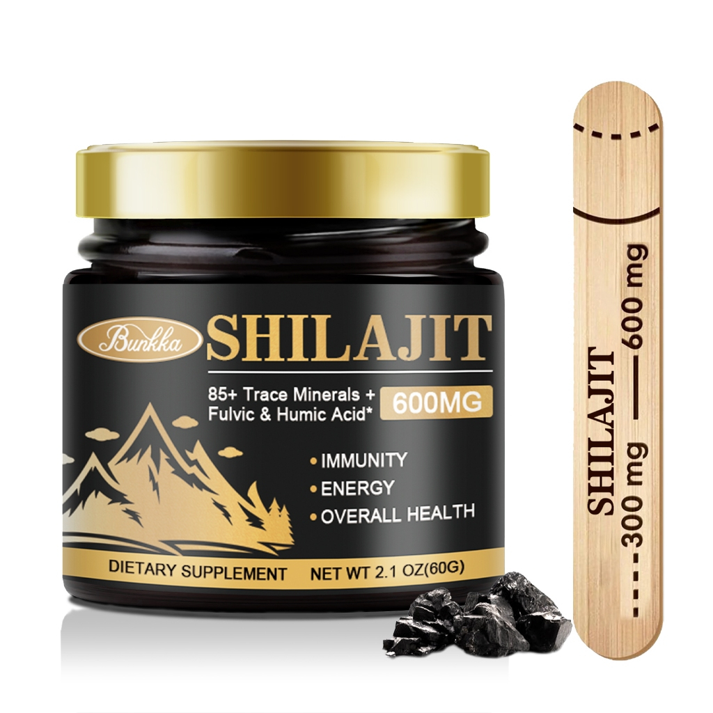 Bunkka Shilajit Resin Pure Himalayas Organic Authentic 85+ Trace ...