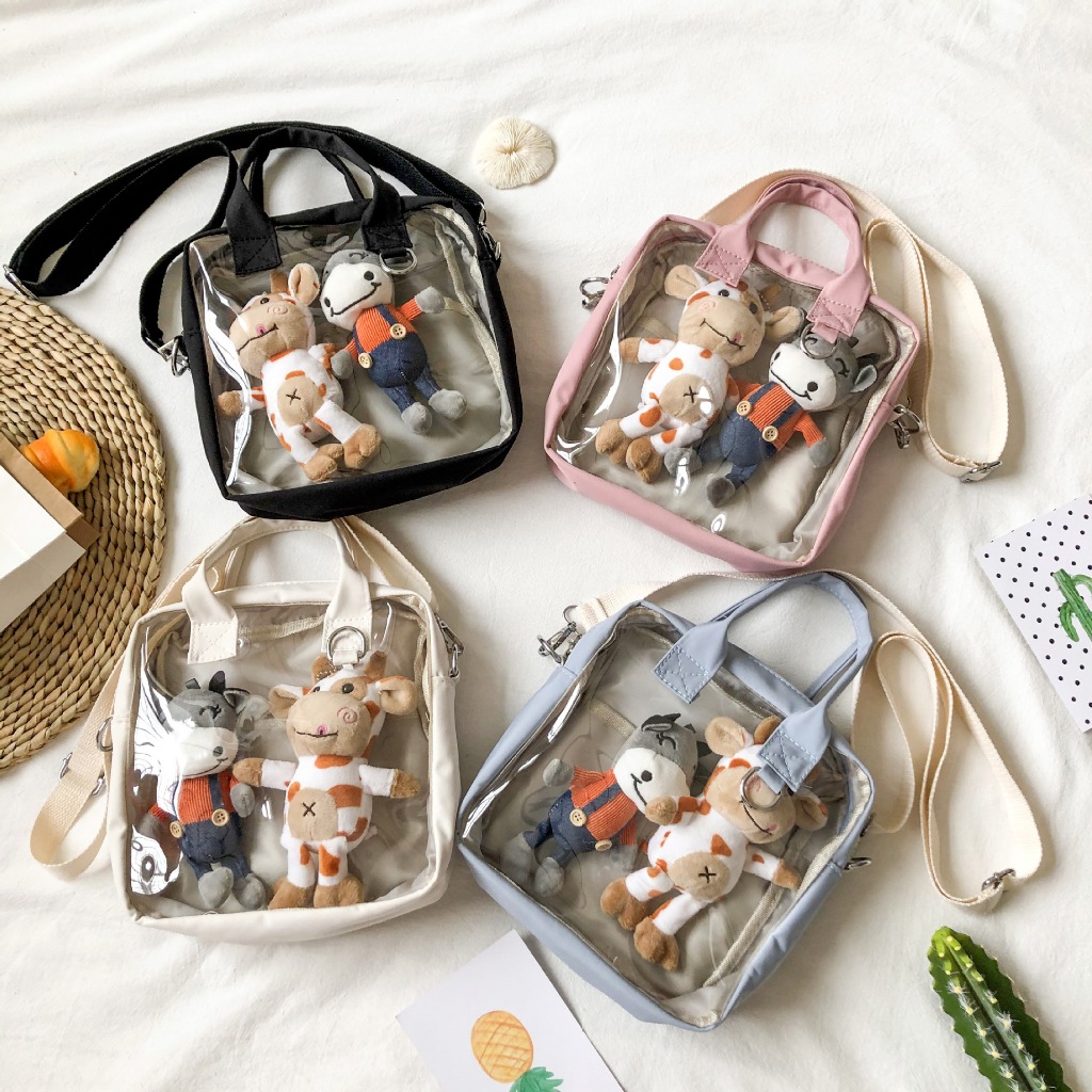Ita Bag JK Uniform DIY Clear Crossbody Bag Shoulder Messenger Bag Anime ...