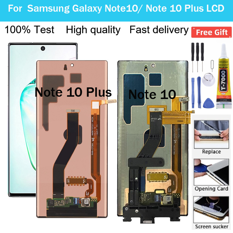 Original AMOLED For Samsung Galaxy Note 10 4G 5G LCD Display Touch ...