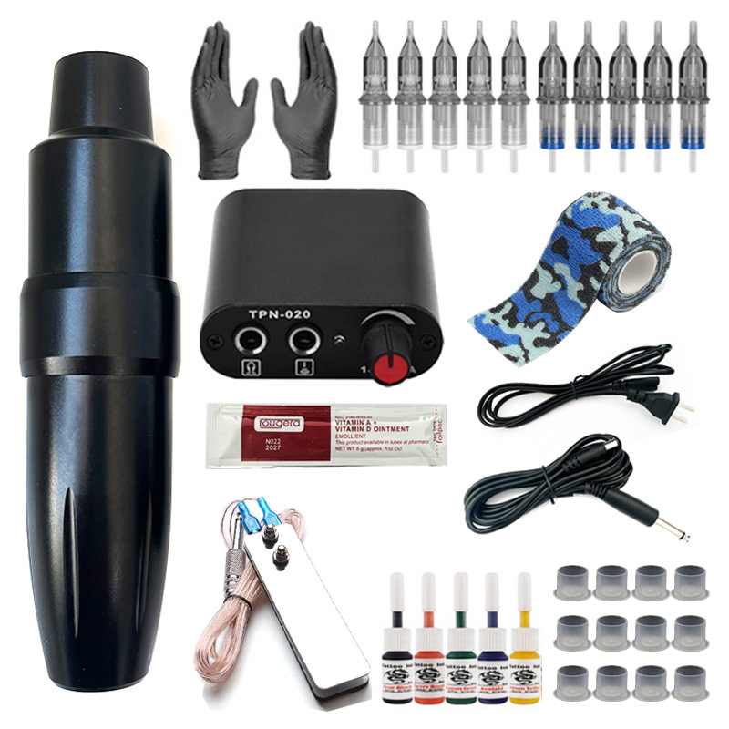 Tatoo kit-Tattoo Machine Set with Tattoo Inks machine Tattoo Machine ...