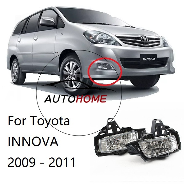 For Toyota INNOVA 2009 2010 2011 Fog Light Fog Lamp Assembly Complete ...