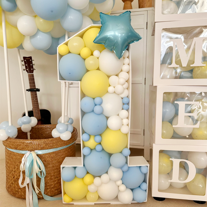 Huiran DIY 73/93cm Giant Big Number 1 2 3 4 5 Balloon partyneeds party ...